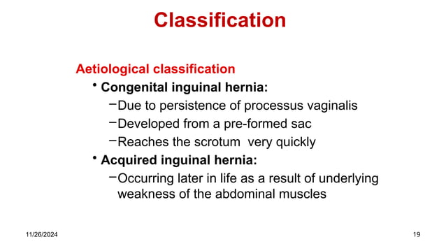 definitions, Anatomy , classifications and managements | PPT