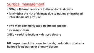 Abdominal wall defects (dr.tanvir) | PPTX