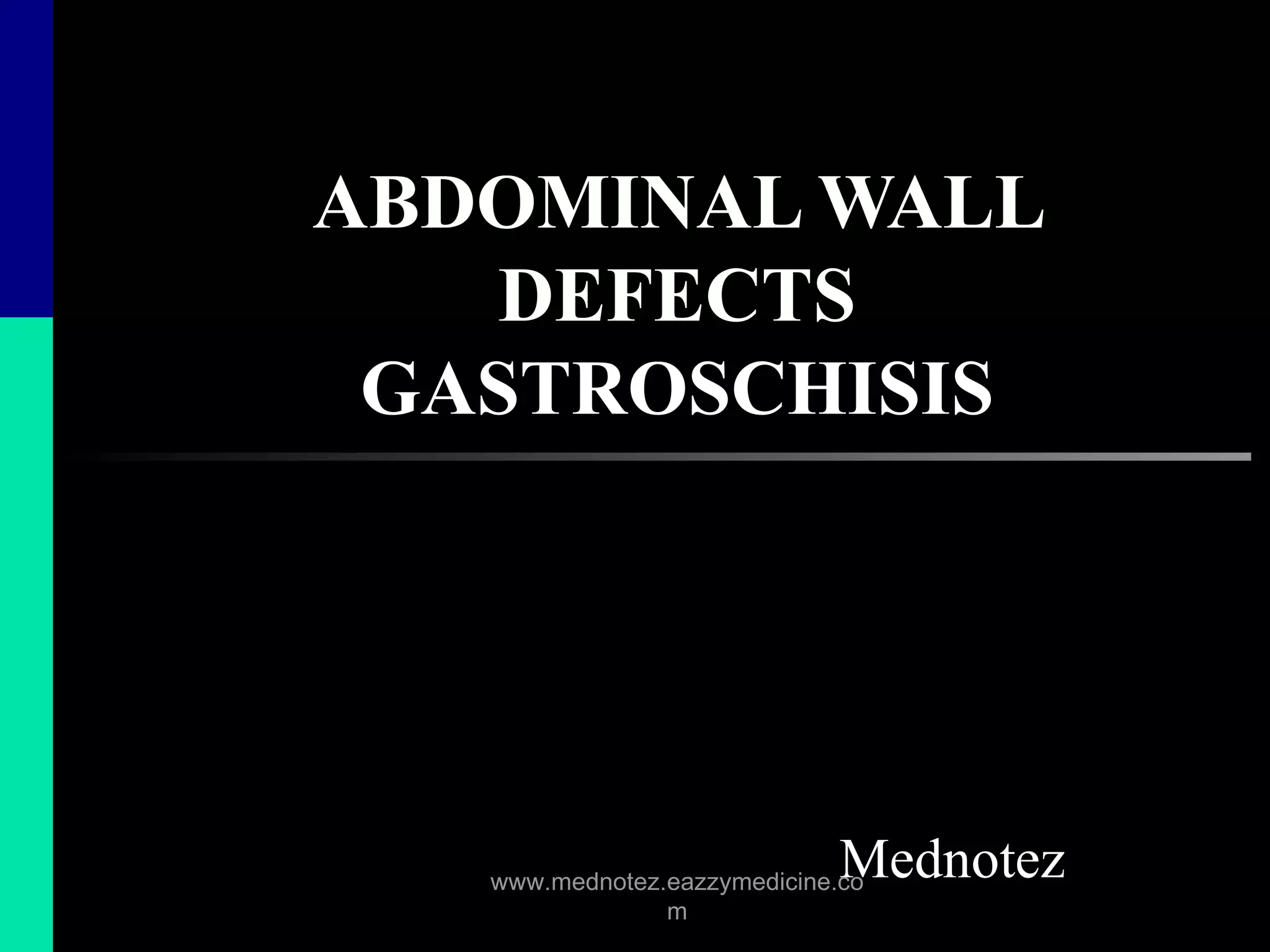 Abdominal wall defects pesantation | PPT