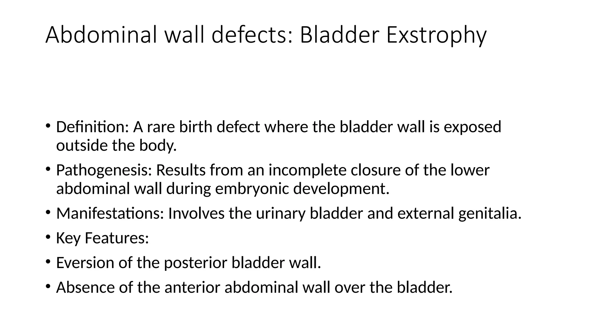 abdominal wall defects pp radiology pediatrics | PPTX