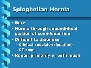 abdominal wall hernia.ppt presenataton for students | PPT