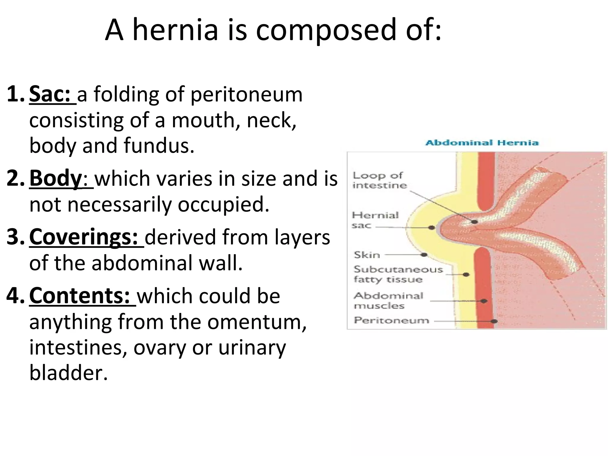 Abdominal wall herniae | PPT