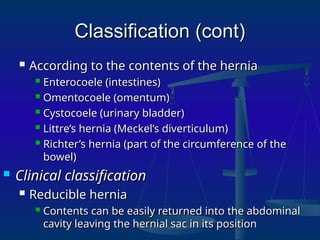 ABDOMINAL WALL HERNIAS GENERAL OVERVIEW. | PPT