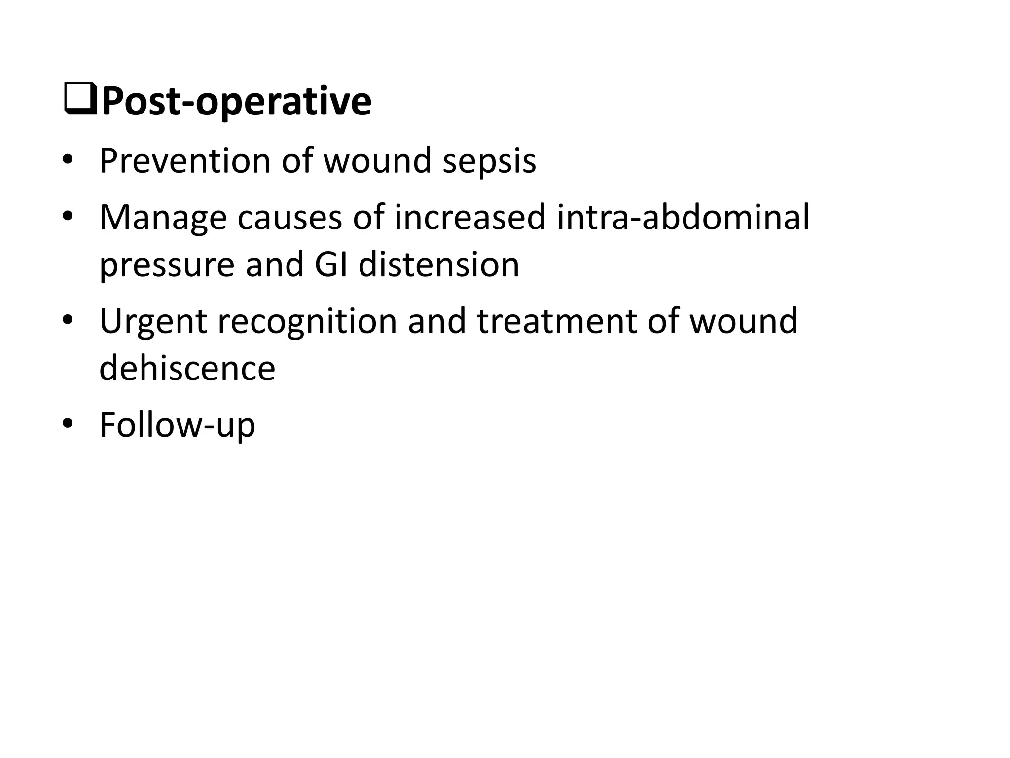 Abdominal wound dehiscence | PPTX