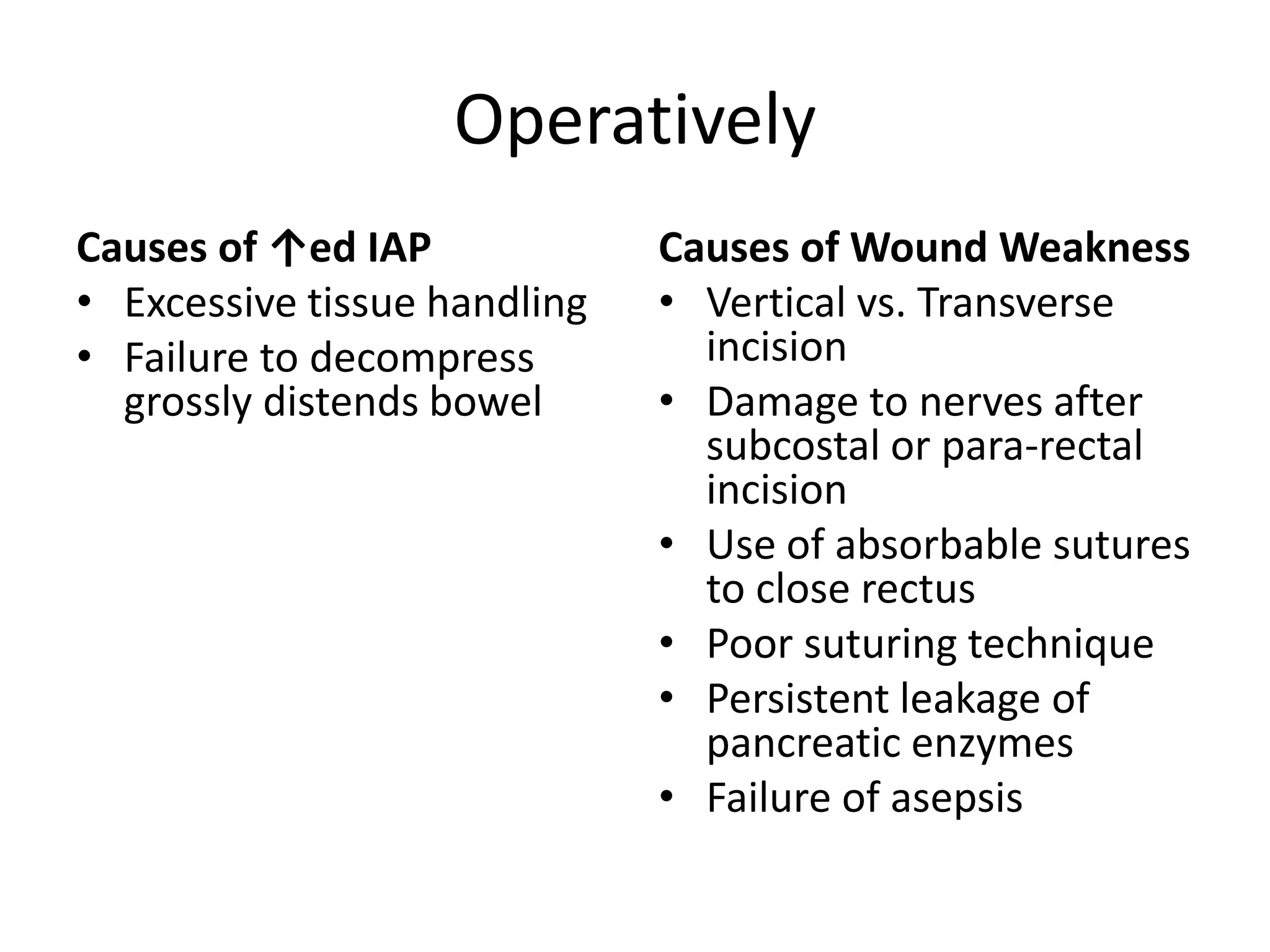 Abdominal wound dehiscence | PPTX