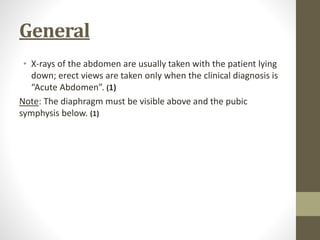 Abdominal x ray . axr | PPT