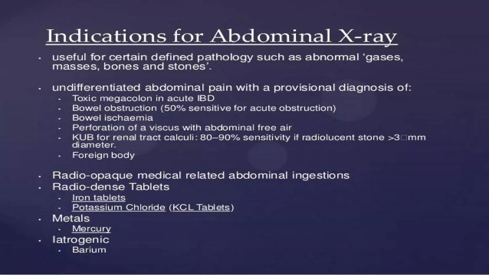 Abdominal X ray | PDF