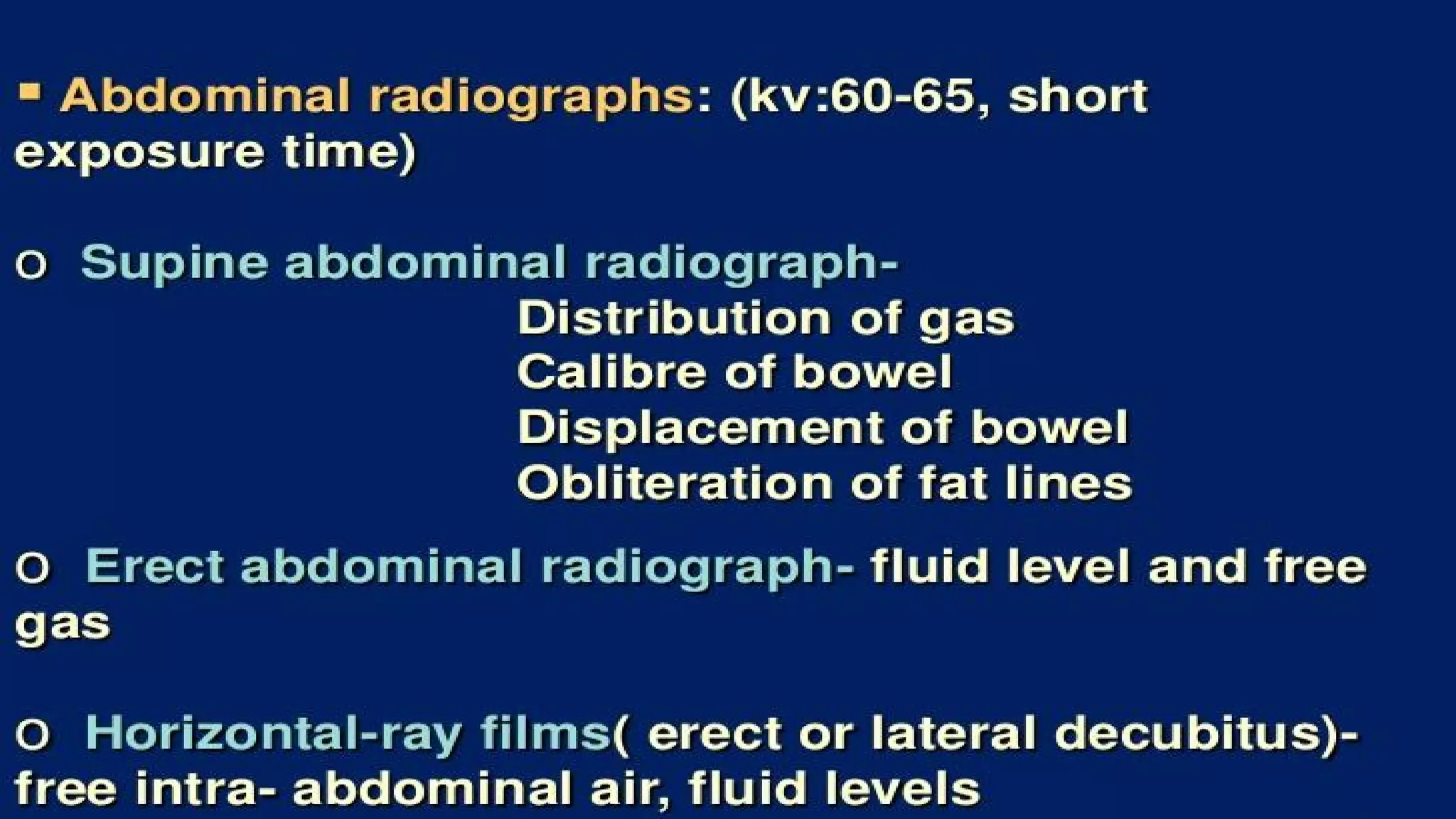 Abdominal X ray | PDF