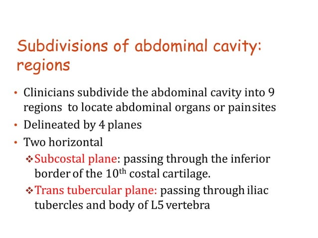 Abdominopelvic quadrants and regions.pptx | Reproductive Health ...