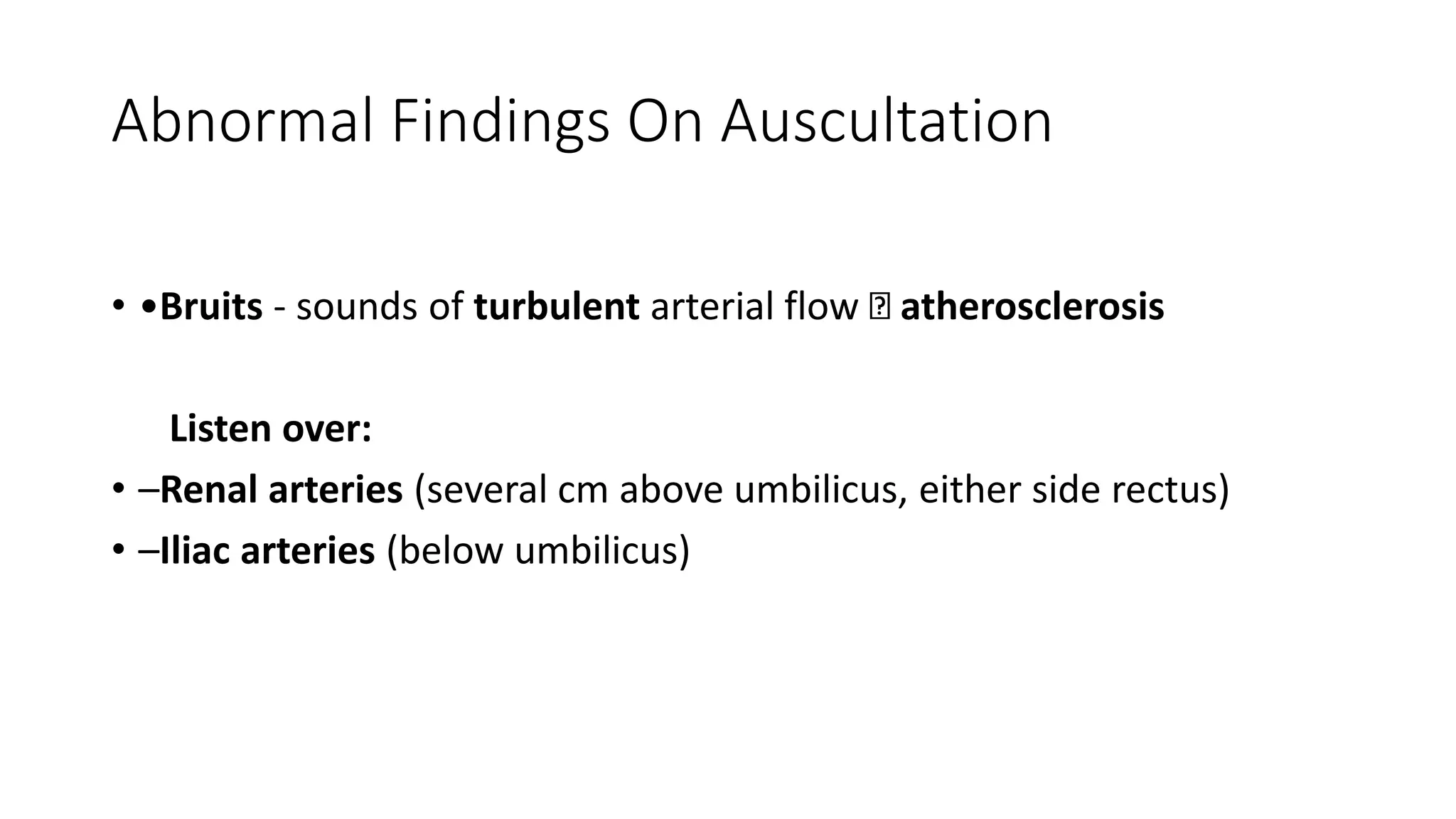 abdominal assessment | PPTX