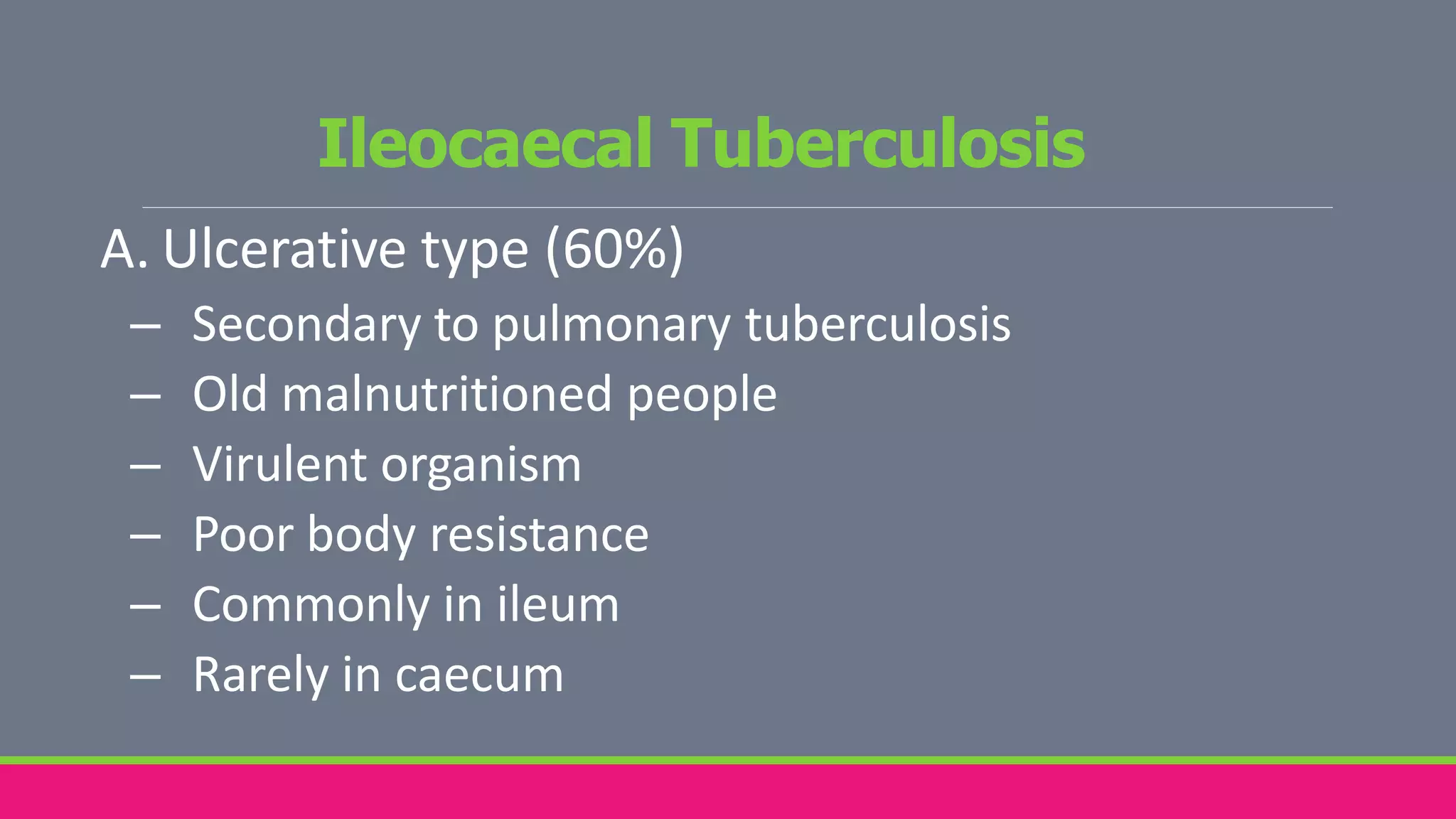 Abdominal Tuberculosis | PPTX