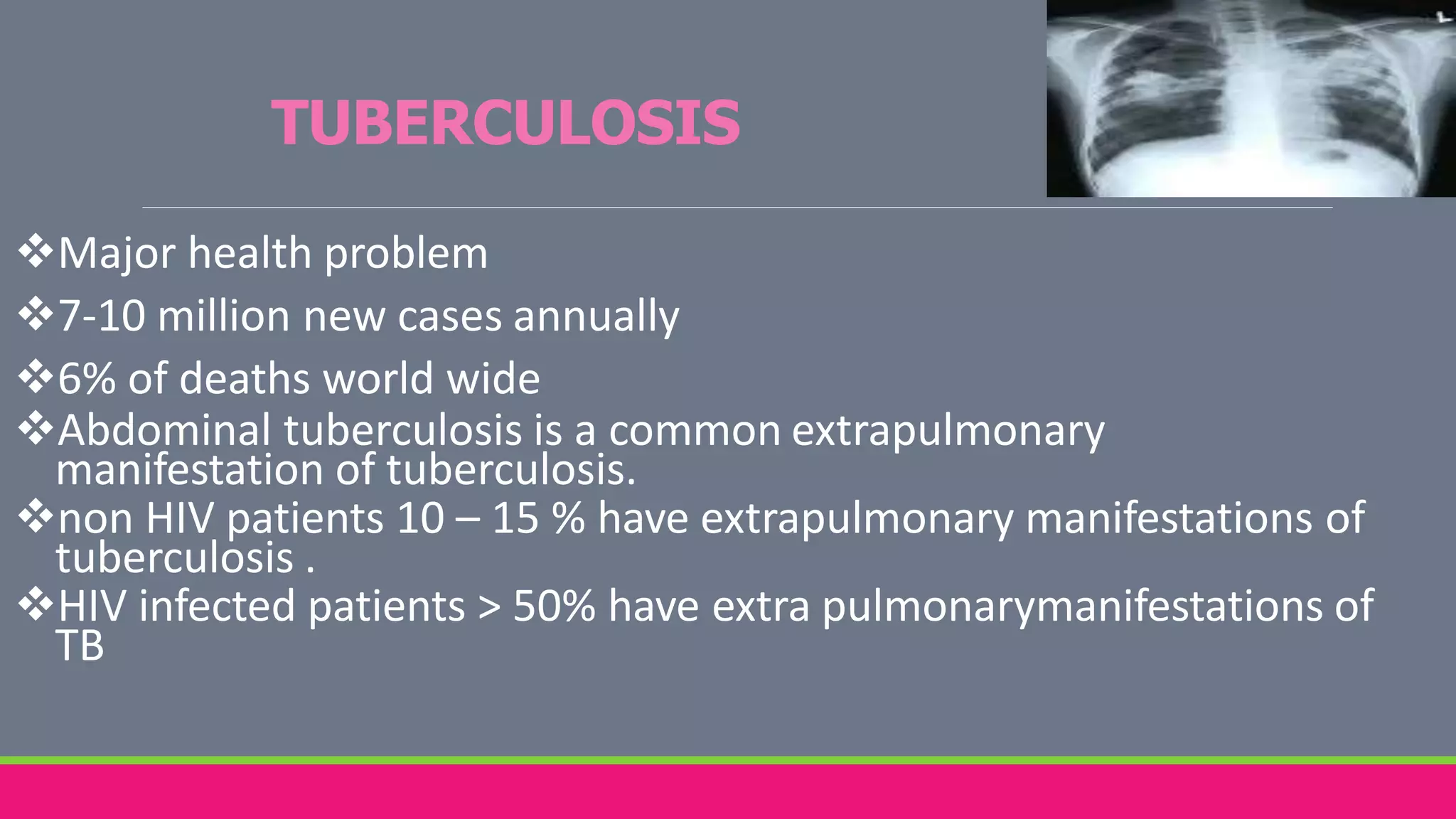 Abdominal Tuberculosis | PPTX