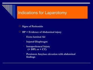 Abd Trauma | PPT