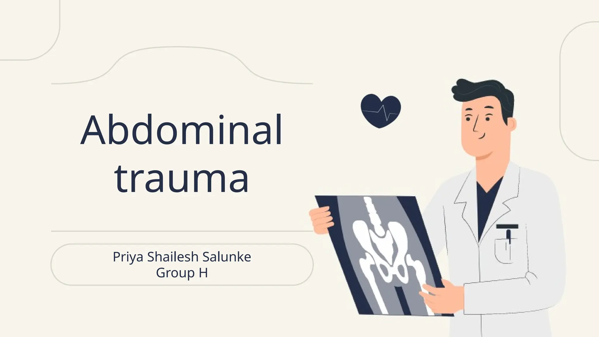 abdominal trauma basics, diagnosis, treatment, organ wise ...