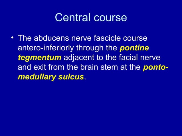 Abducent nerve | PPT