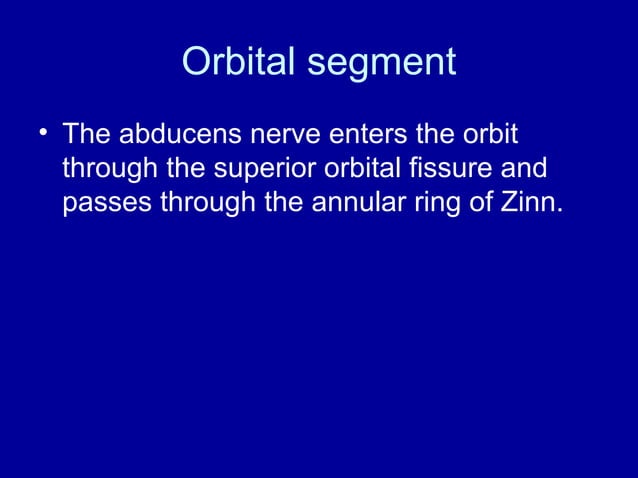 Abducent nerve | PPT