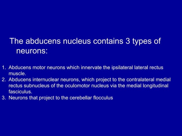 Abducent nerve | PPT