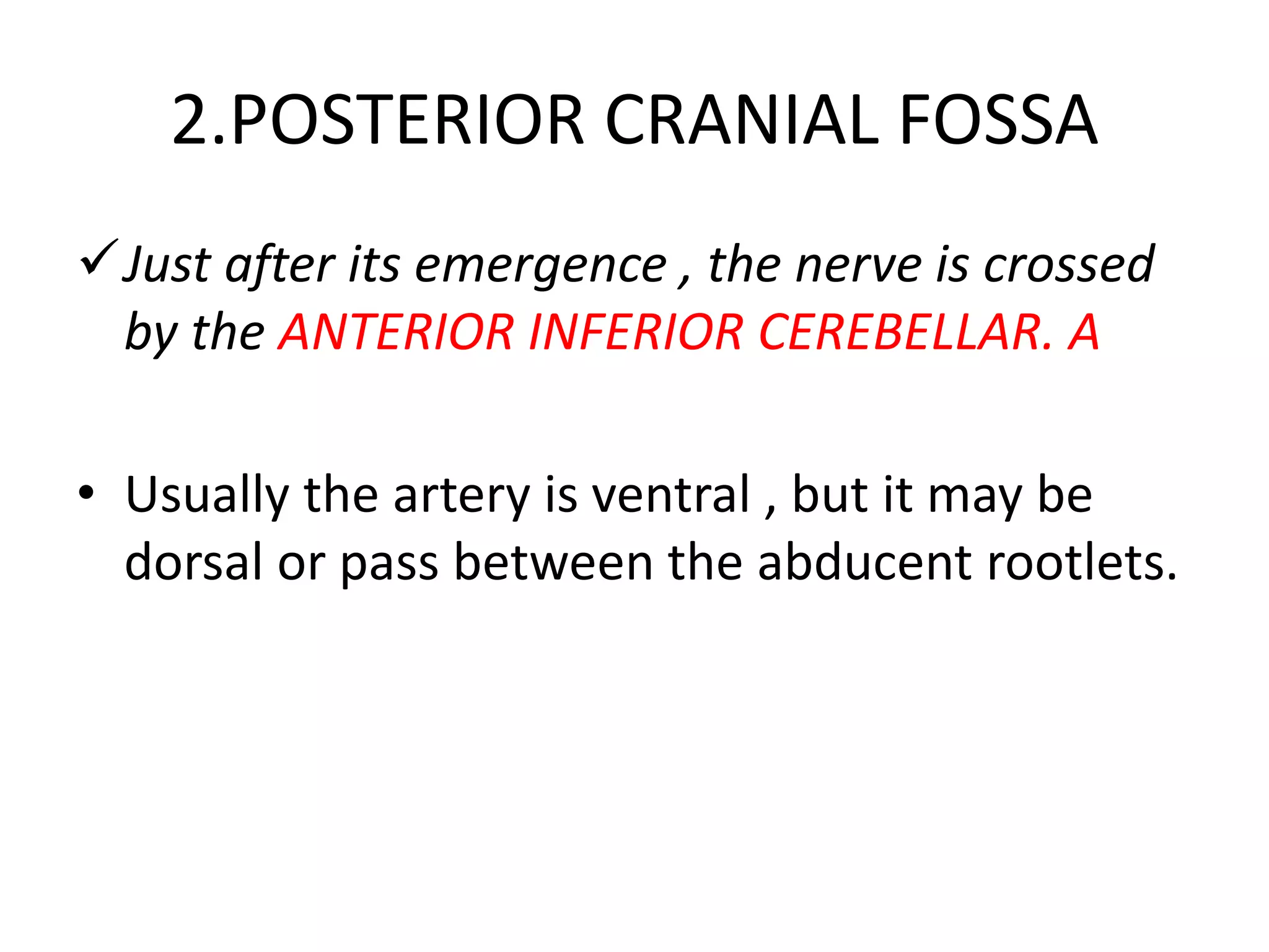 Abducent nerve clinical anatomy | PPTX
