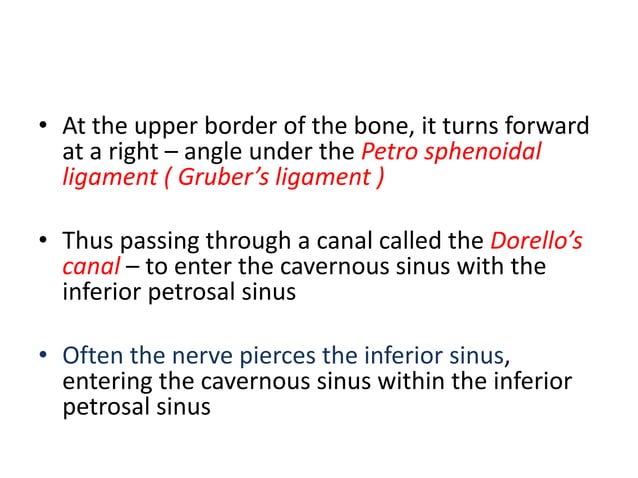 Abducent nerve clinical anatomy | PPTX | Ear, Nose and Throat ...