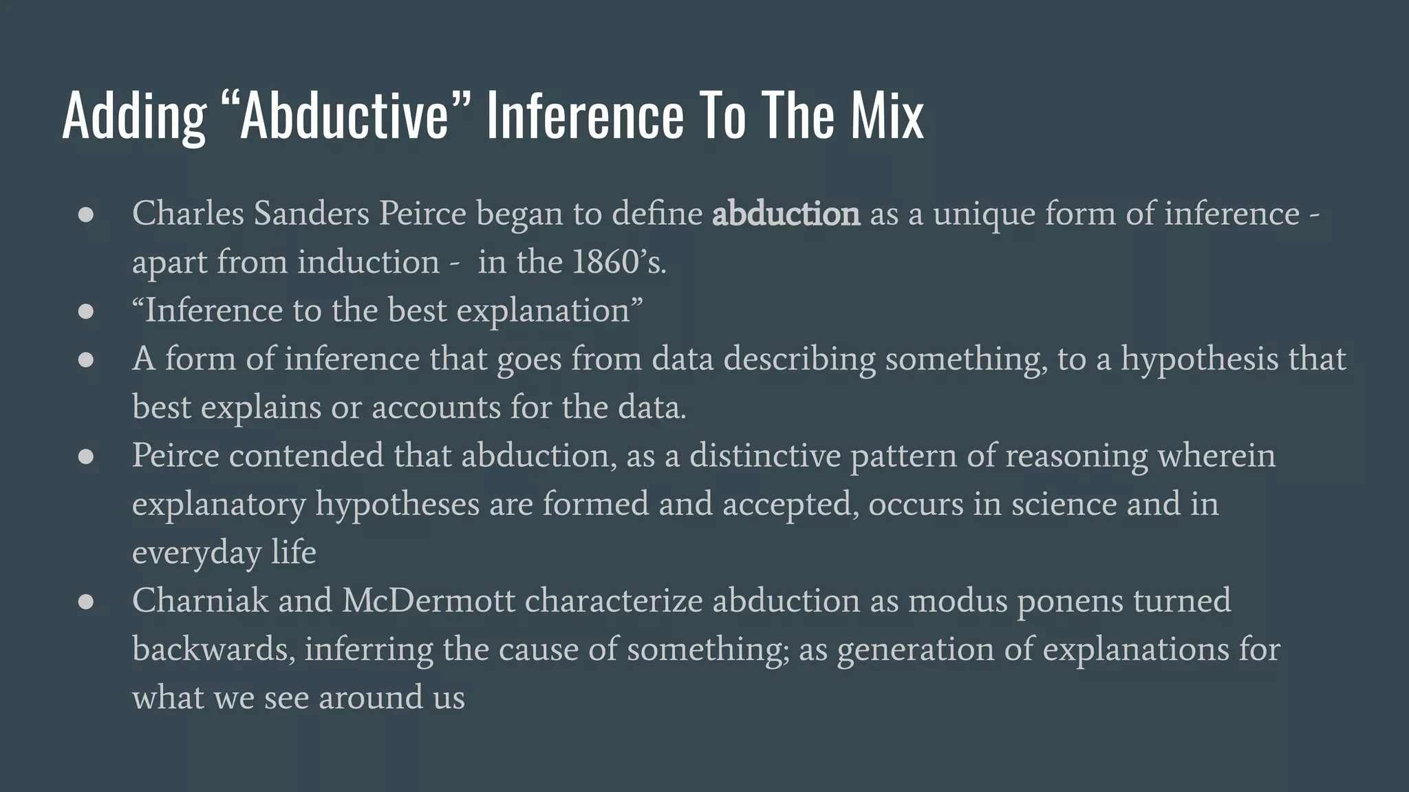 Ai Sherlock Holmes Style Introduction To Automated Abductive Inference Pdf Science