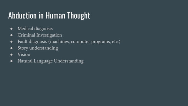 AI, Sherlock Holmes style - Introduction to automated Abductive Inference | PDF | Science