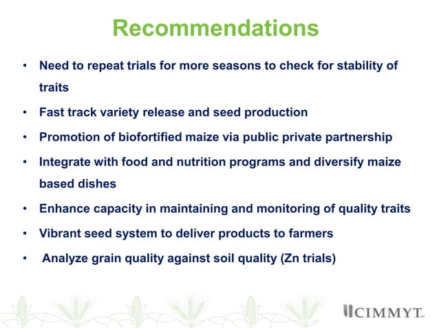 Adaptation pattern of biofortified maize in Nepal | PPTX