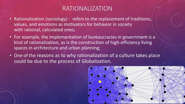 "Iron cage of capitalism” of Weber. evidences of rationalization in ...