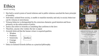 Aristotle. His teaching. Ontology, Gnosiology (epistemology), Ethics ...