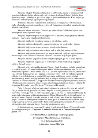 Abdul Muhsin ibn Abdurrahman - sjecat cete se onoga sto sam vam rekao | PDF