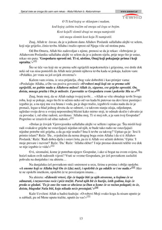 Abdul Muhsin ibn Abdurrahman - sjecat cete se onoga sto sam vam rekao | PDF