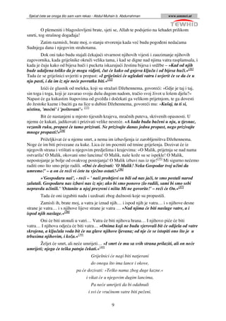 Abdul Muhsin ibn Abdurrahman - sjecat cete se onoga sto sam vam rekao | PDF