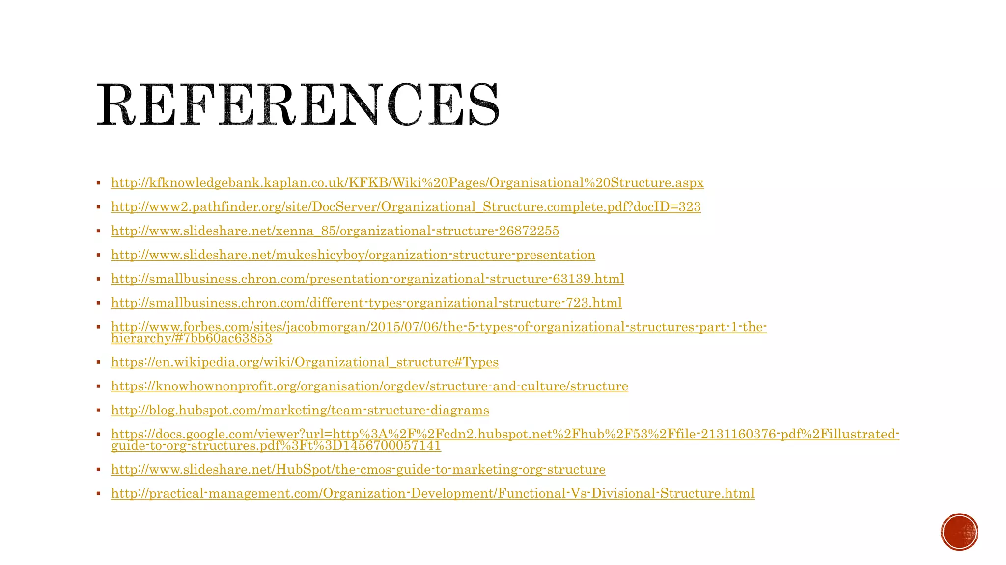 Organizational and Production structure of a Firm | PPTX