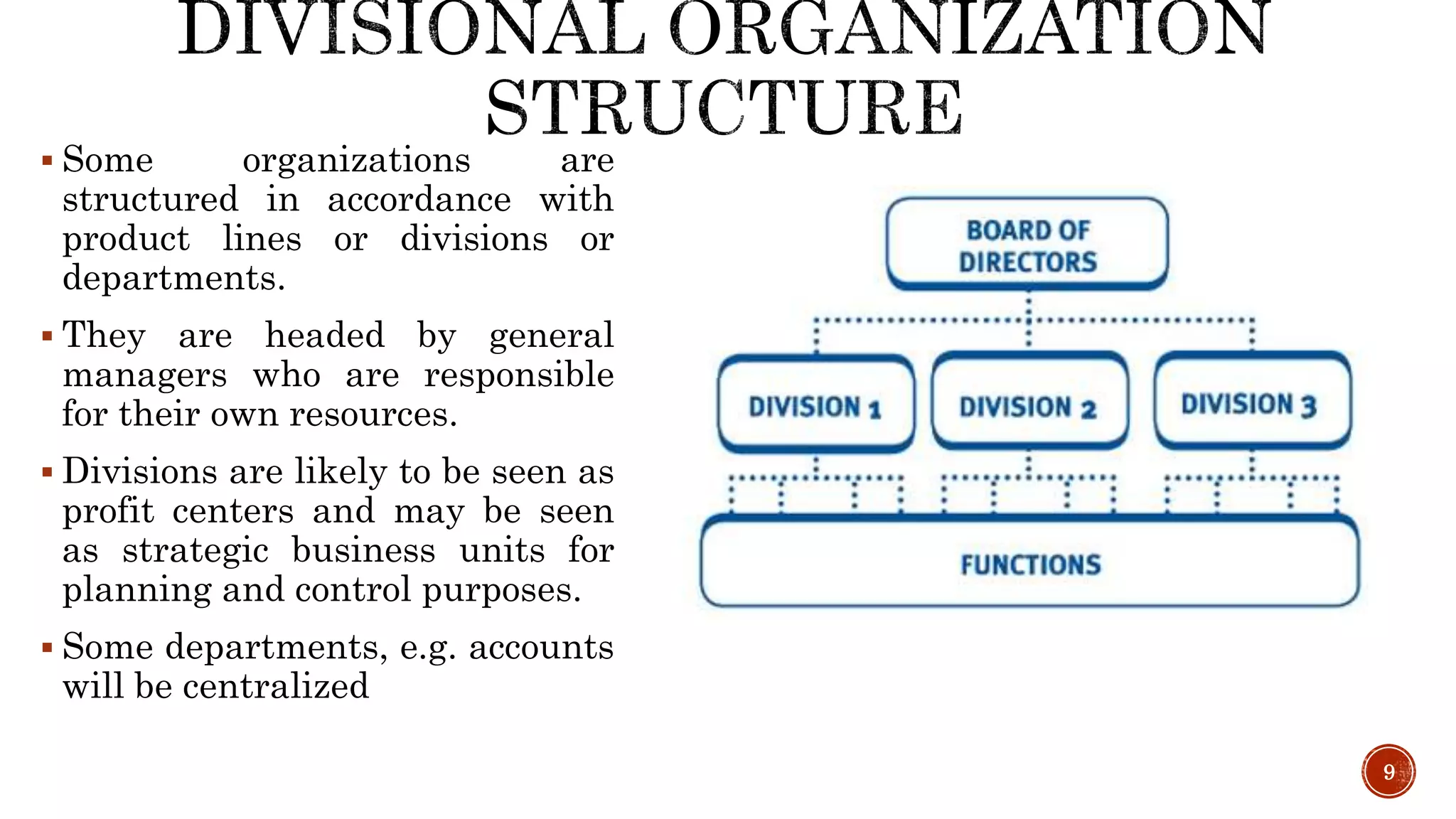 Organizational and Production structure of a Firm | PPTX | Business ...