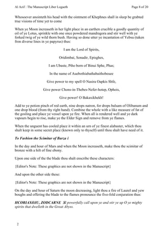 Abdul alhazred al-azif wilson hay-turner_langford_version | PDF ...