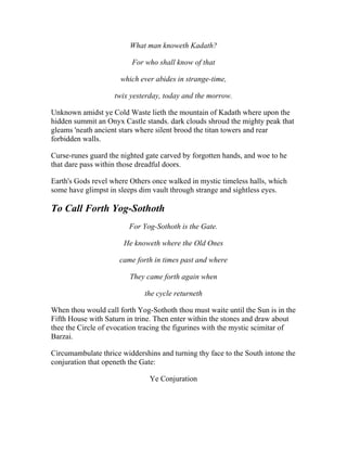 Abdul alhazred al azif the cipher manuscript known as necronomicon | PDF