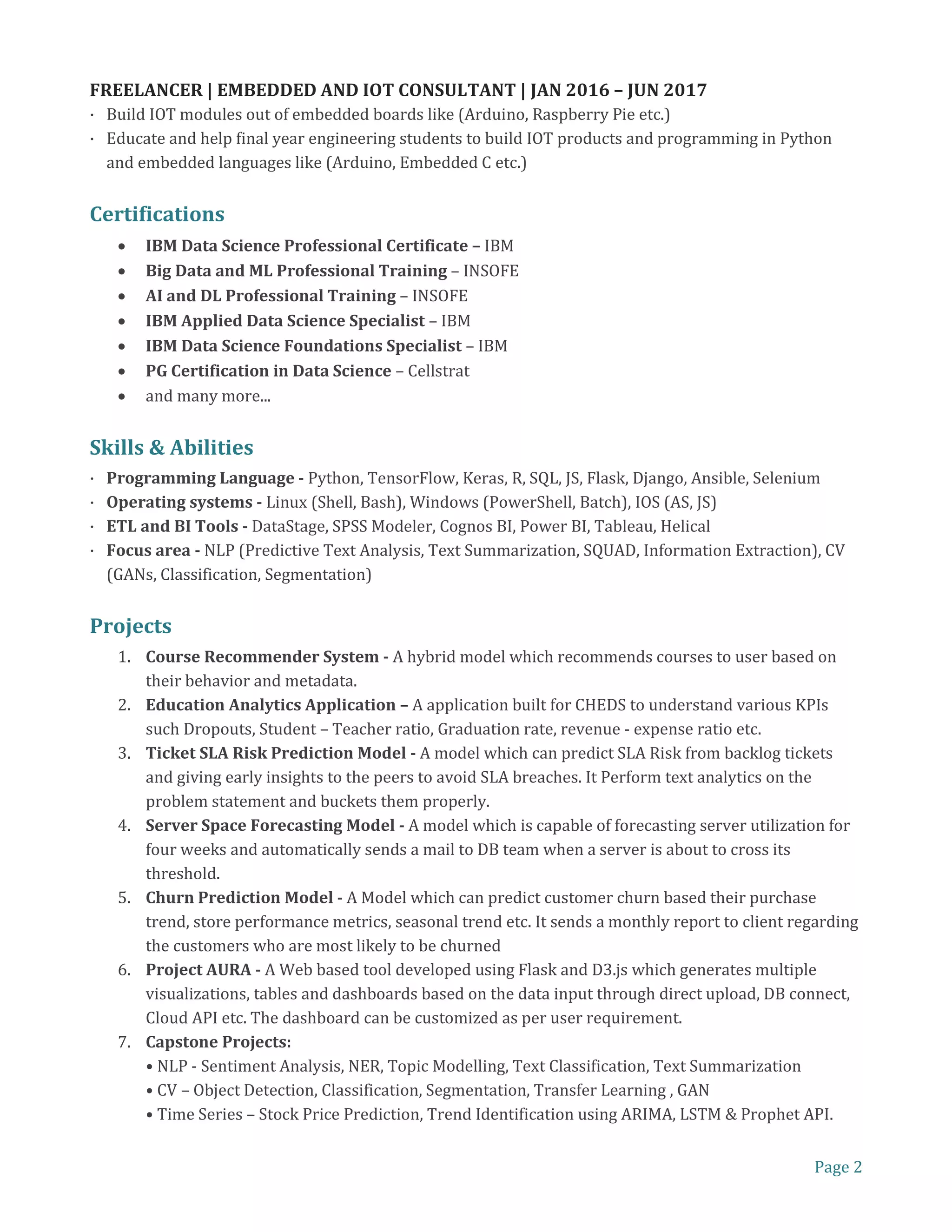 Abdul Azeez Muqthar Resume | PDF | Computer Software and Applications ...