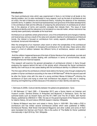 Abdulaziz Almansour Architecture Criticism In Syria20200601 44380 ...