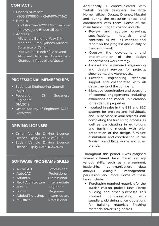 Abdulaziz Tariq Abdulaziz Mustafa CV 2024 | PDF