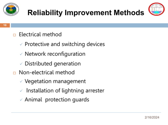 reliability assessment of power distribution system.pptx