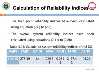 reliability assessment of power distribution system.pptx