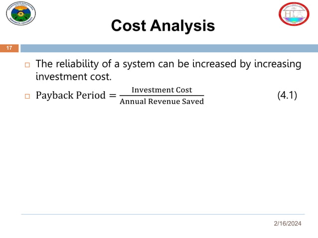 Reliability Assessment Of Power Distribution System Pptx