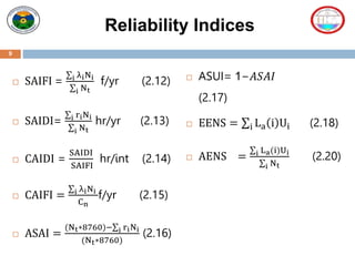 reliability assessment of power distribution system.pptx