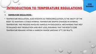 Temperature And Its Regulations In Detail | PPT