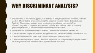 discrimination analysis | PPT