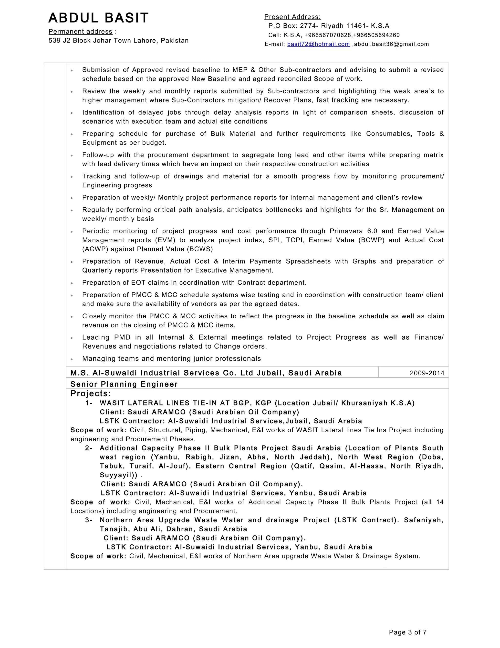 Abdul Basit Resume Pdf 