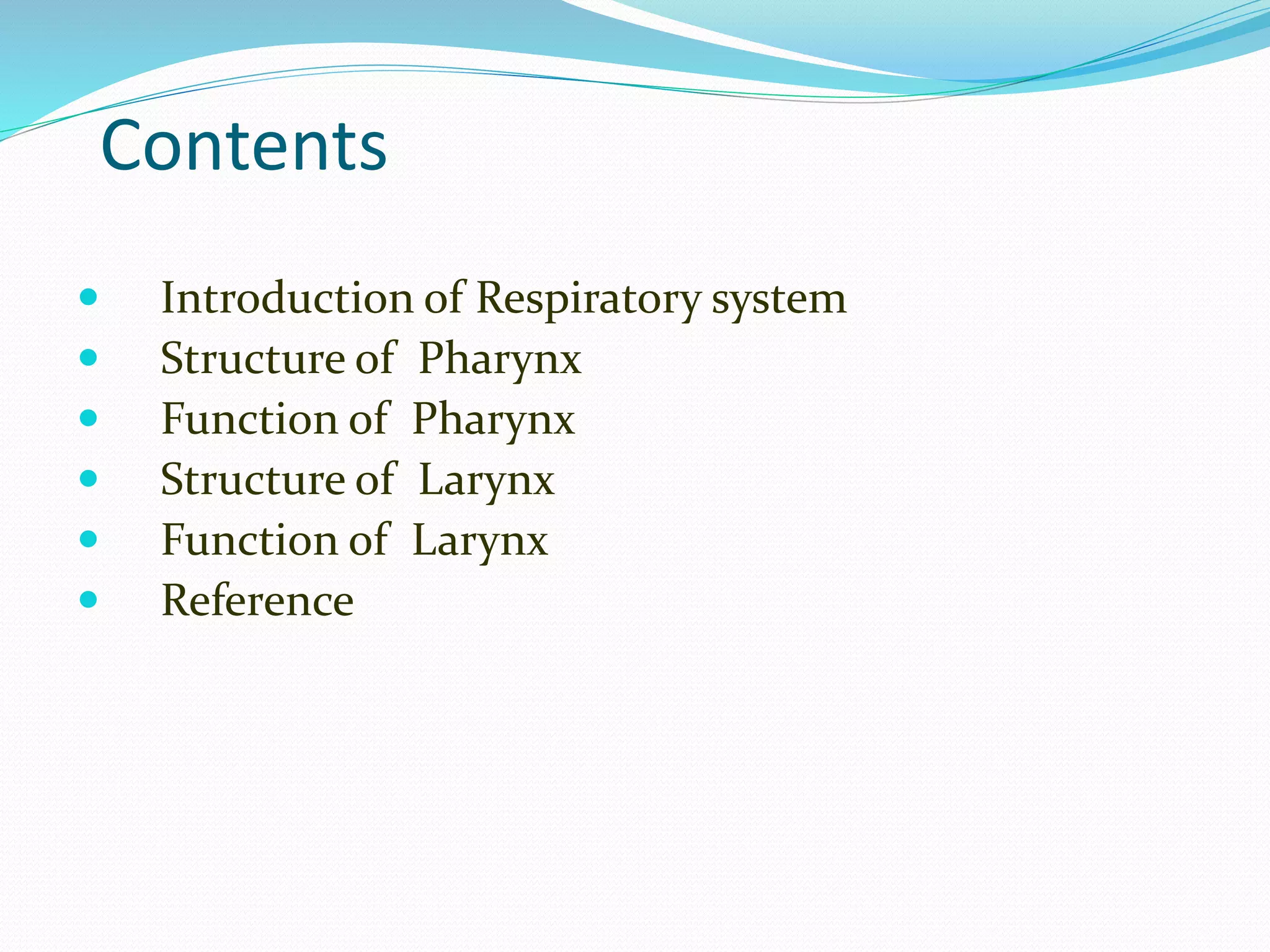 pharynx and larynx | PPTX
