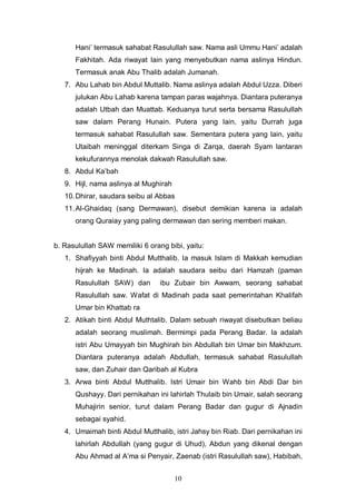 Kenali Rasulullah s.a.w. | PDF