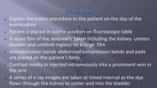 intravenous pyelogram (IVP) . abdul hakeem and atif iqbal .ppt