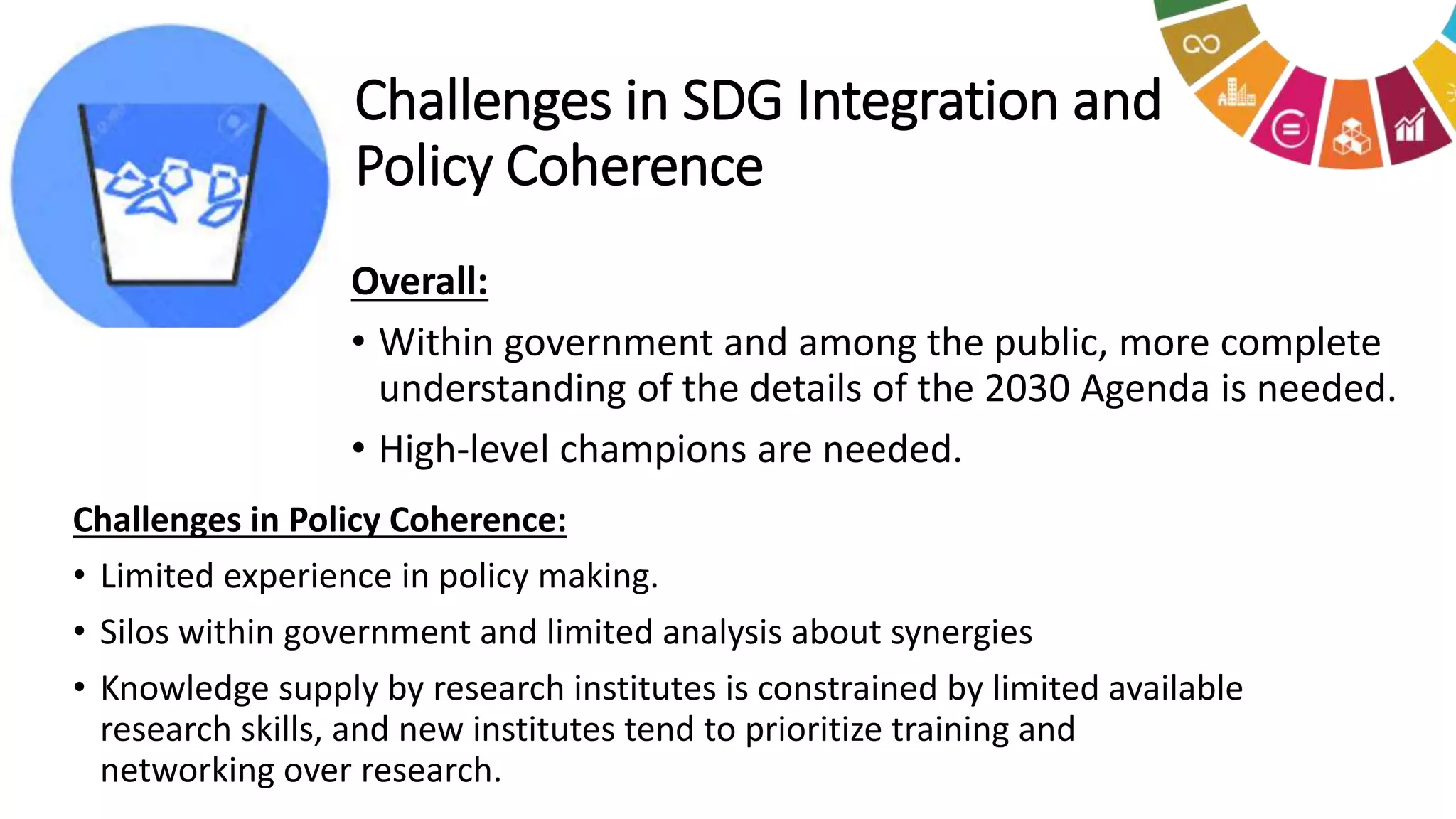 SDG Integration in Myanmar: Evidence and Principle-based Approach | PPT