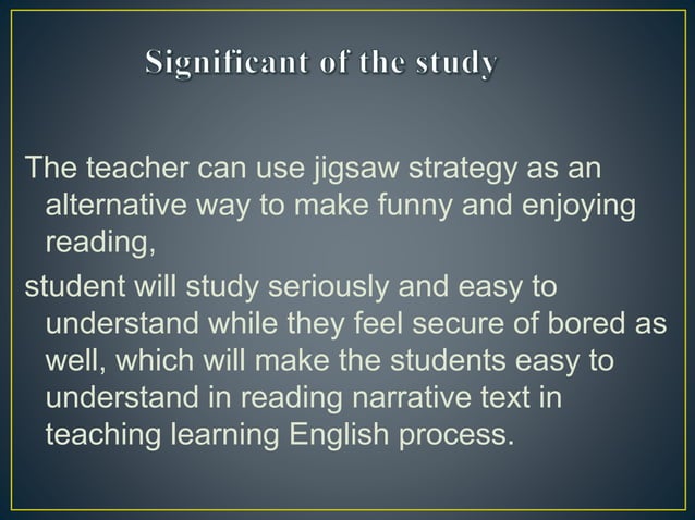 Jigsaw Strategy to Improve Reading Comprehension | PPT